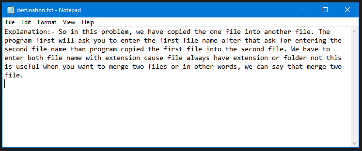 Program to Copy Contents of One File to Another in C++
