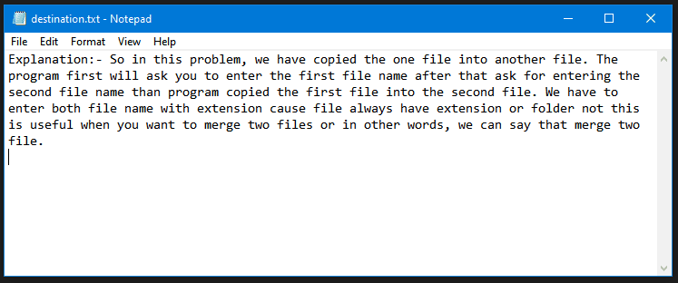 C++ Program to Copy The Contents of One File to Another
