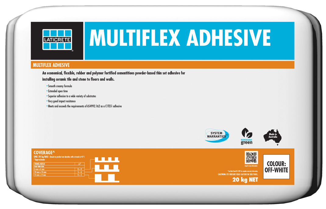 Laticrete Conversations: New Laticrete MultiFlex bag in Australia