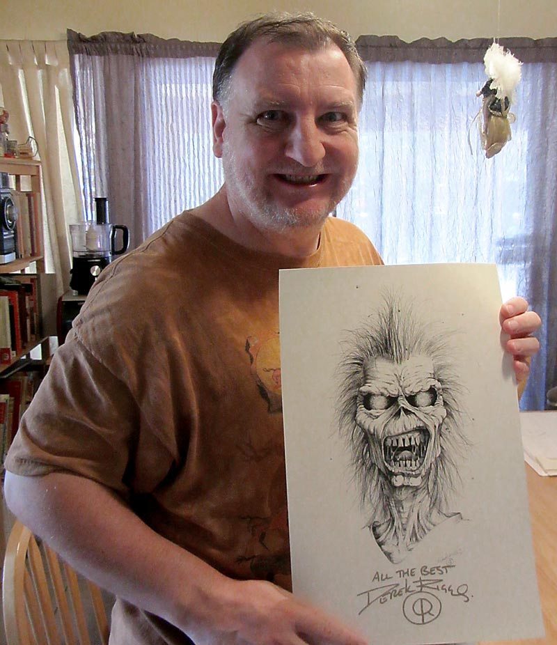 IMAGEM EM FOCO : Derek Riggs, criador de famosas capas do Iron Maiden ...