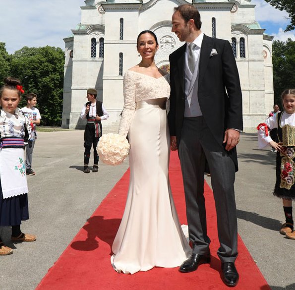 Prince Dushan got married to Valerie De Muzio with a religious wedding ...