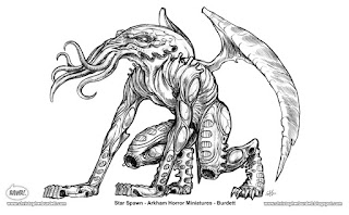 The DOODLES, DESIGNS, and aRT of CHRISTOPHER BURDETT: Star Spawn ...