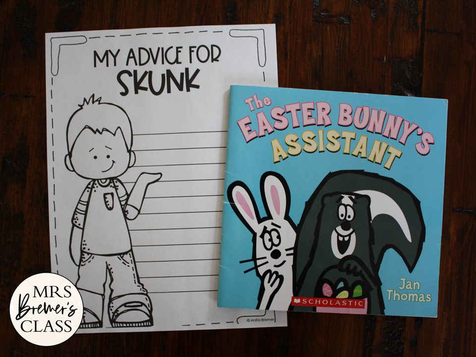 The Easter Bunny's Assistant Book Study Companion Activities | Mrs ...