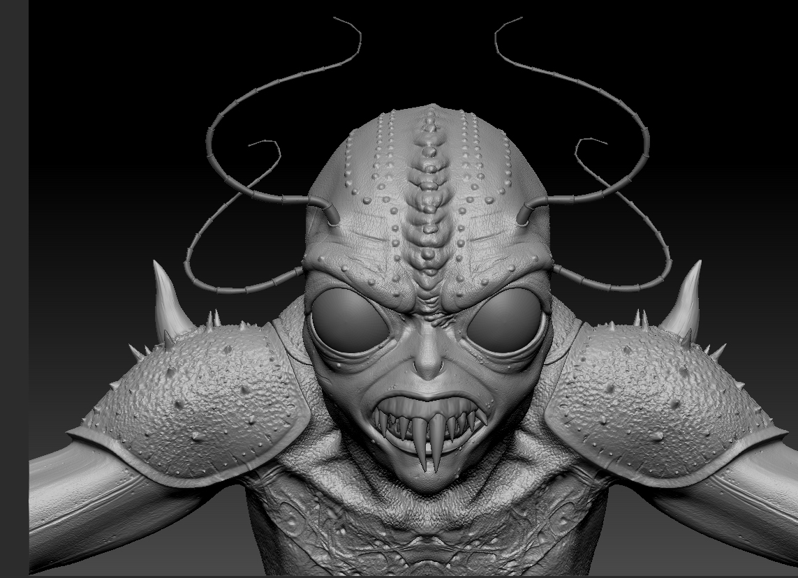 DAFFY HRISTOVA: The Insect Demon in High Poly