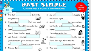 PROYECTO BILINGUE CBM: Past Simple Liveworksheet