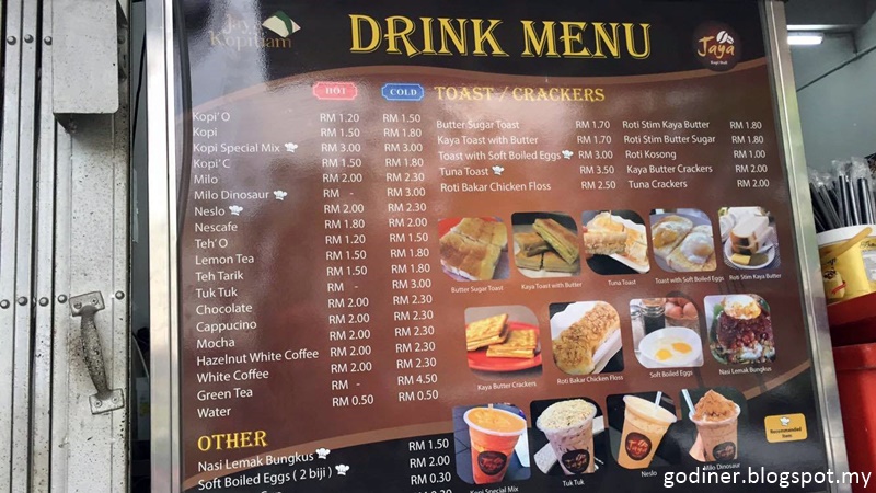 Jaya Kopi Stall / Kopitiam @ Bukit Mertajam - #GODINER