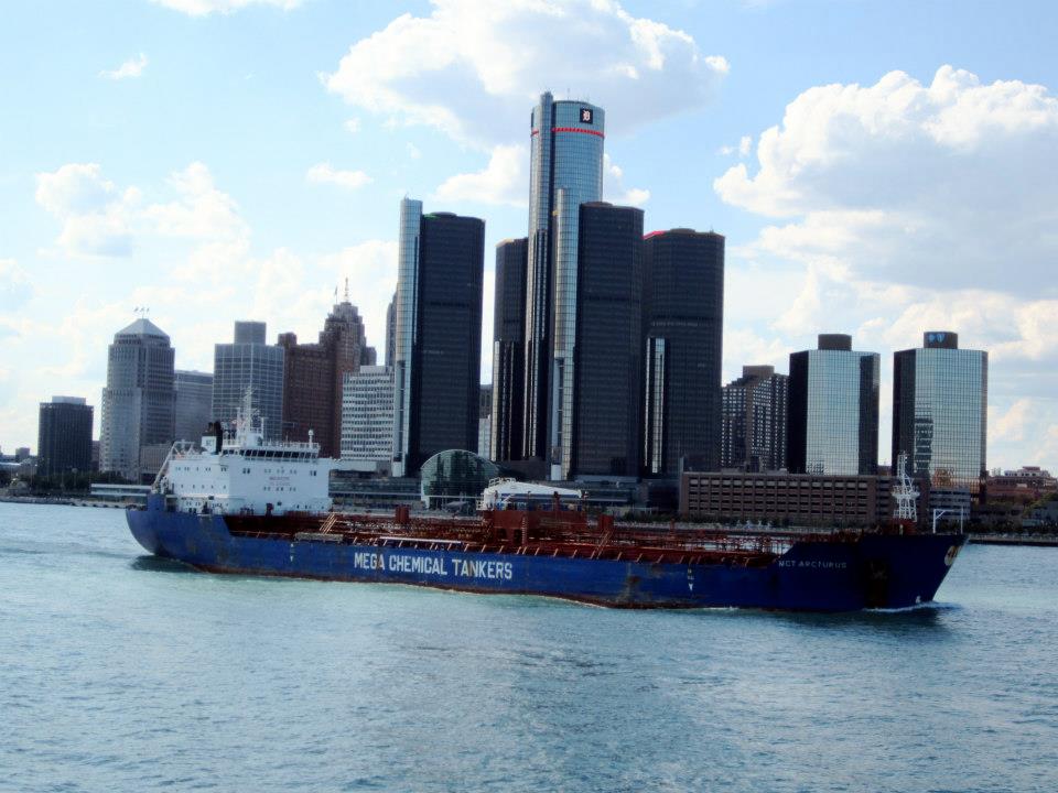 A mile of runway will take you anywhere.: Cruising past Detroit via ...