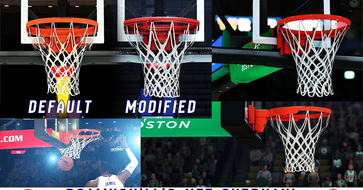 NBA 2K21 Realistic Net Pack by Psamyou´ll - Shuajota: NBA 2K24 Mods ...