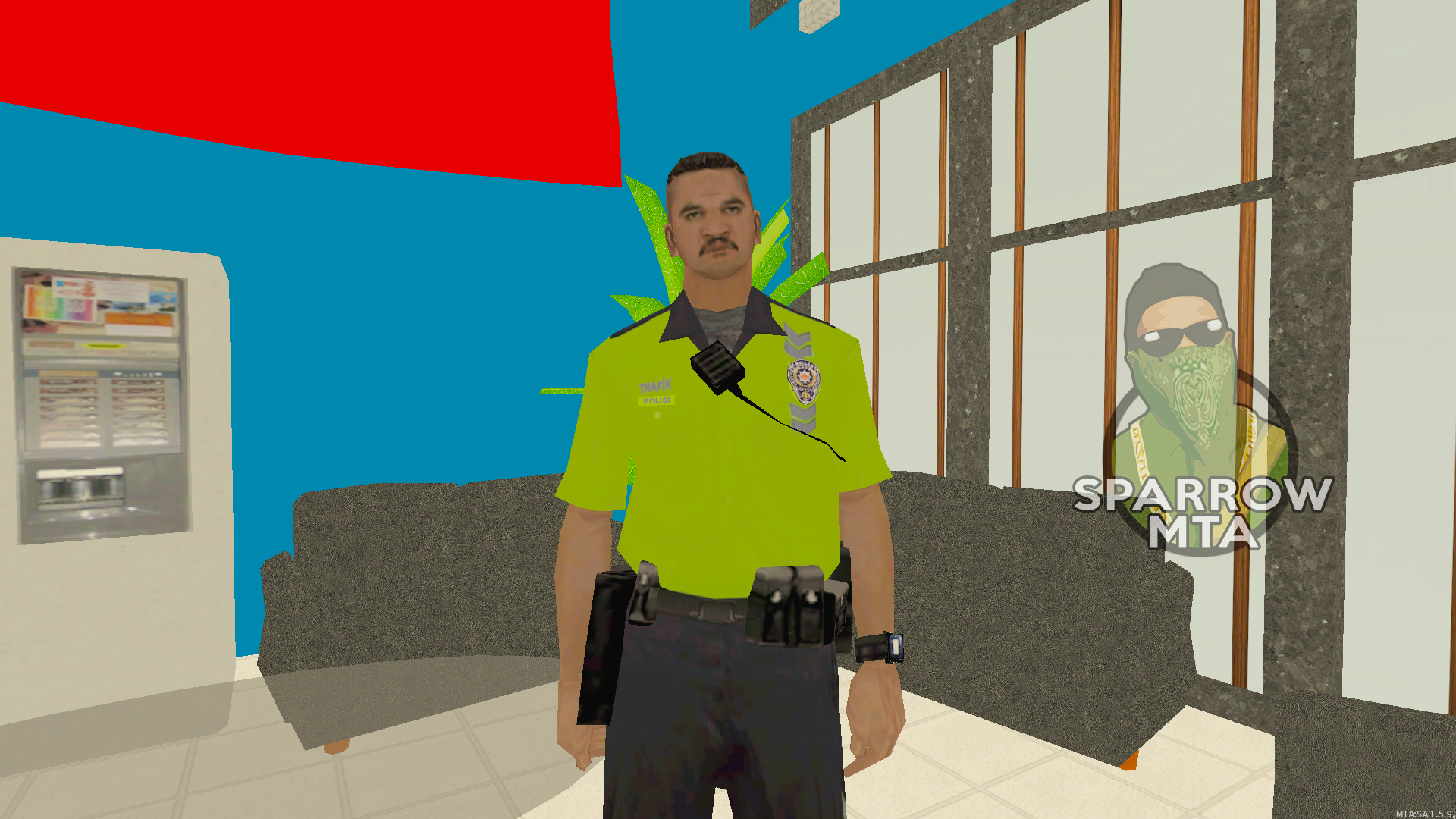 MTA SA Low Poly Trafik Polisi Skin Scripti