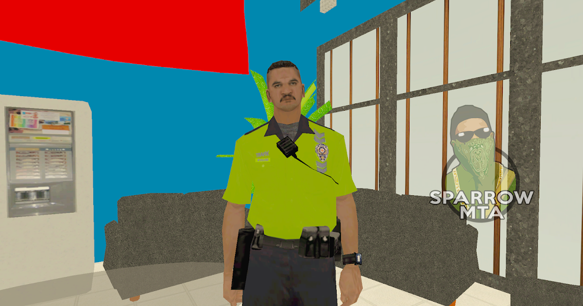 MTA SA Low Poly Trafik Polisi Skin Scripti