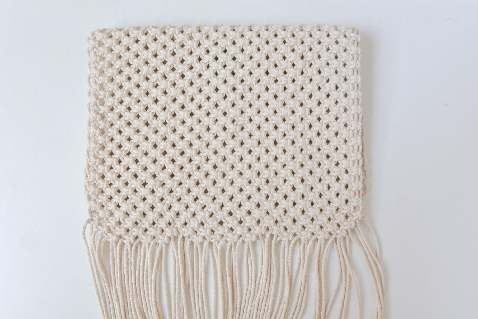 Cómo hacer un bolso de macramé paso a paso - Dibujos de Colores