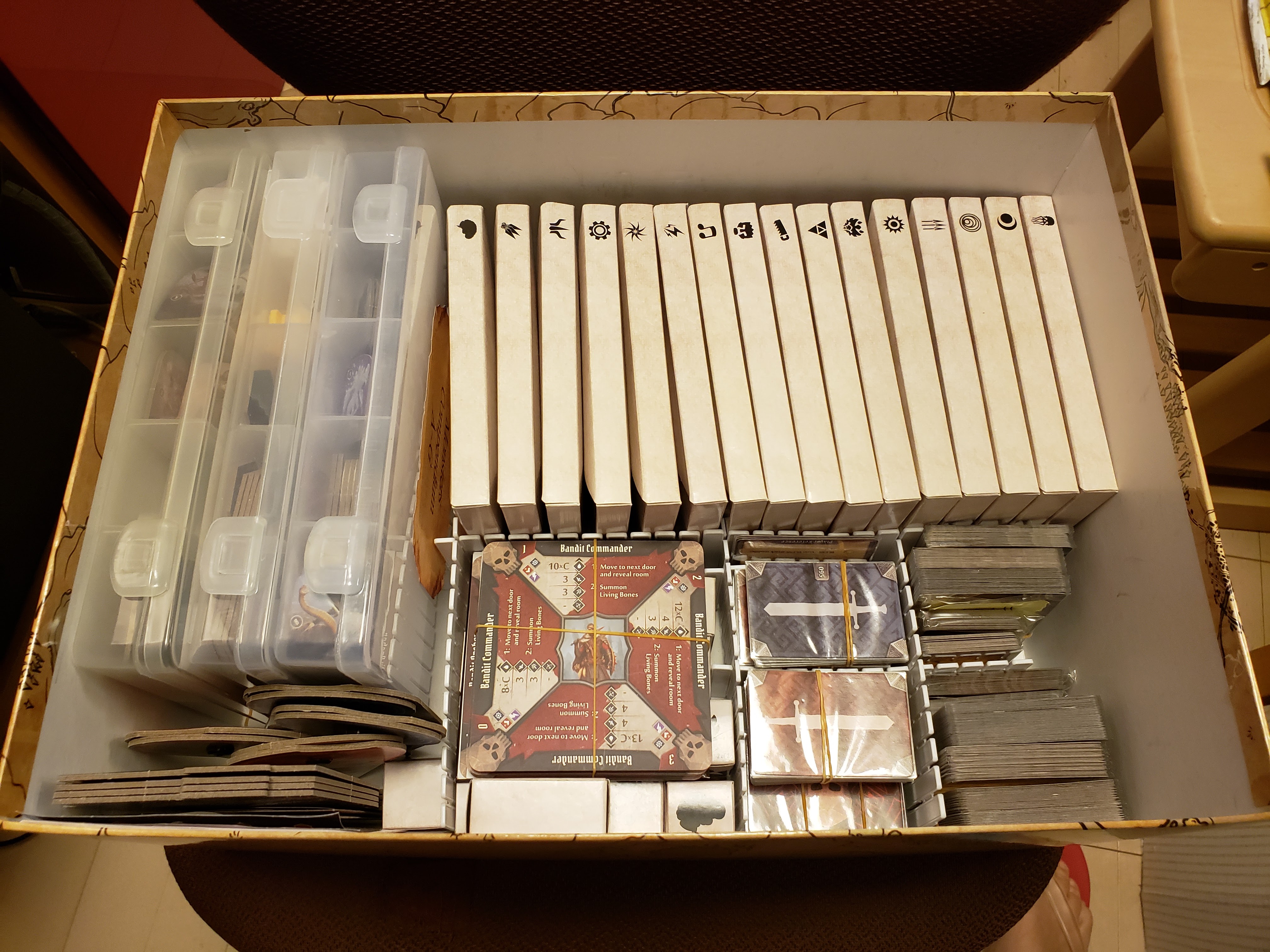 The Chattering Horde: Cheap Gloomhaven Storage Organiser options