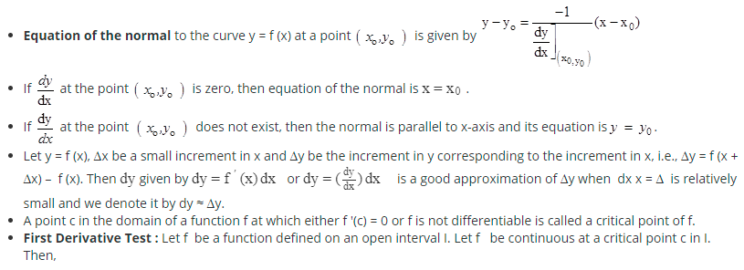 All Maths Formulas for Class 12
