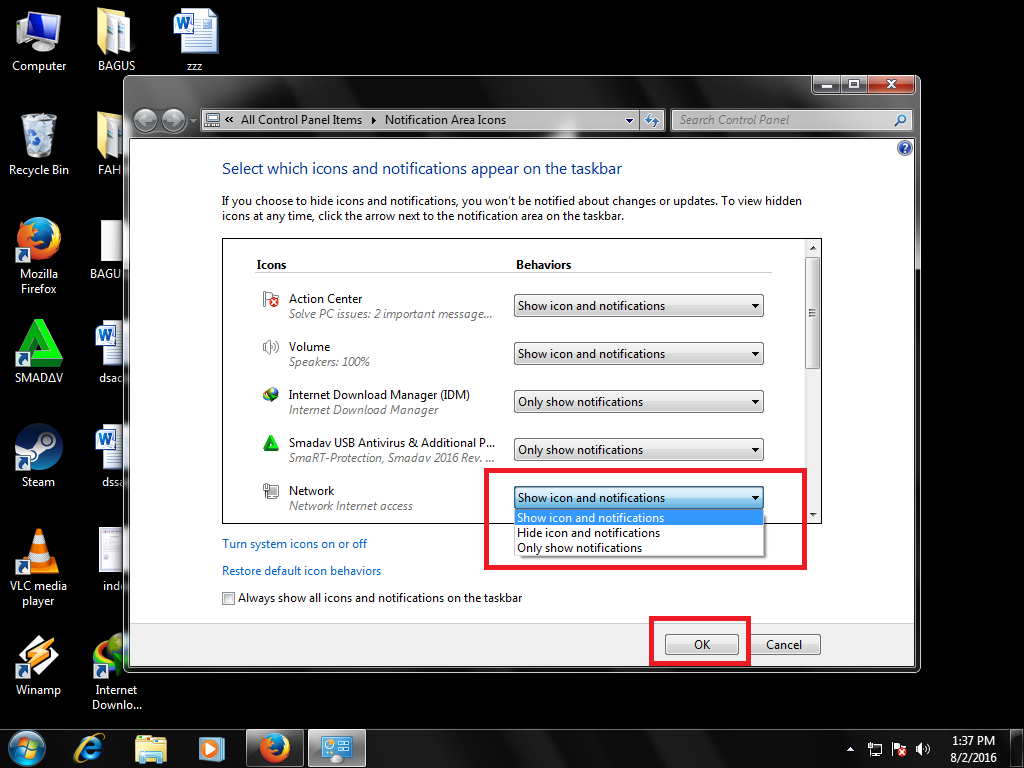 Cara Menampilkan Icon Network Connection Di Taskbar | Saling berbagi ...