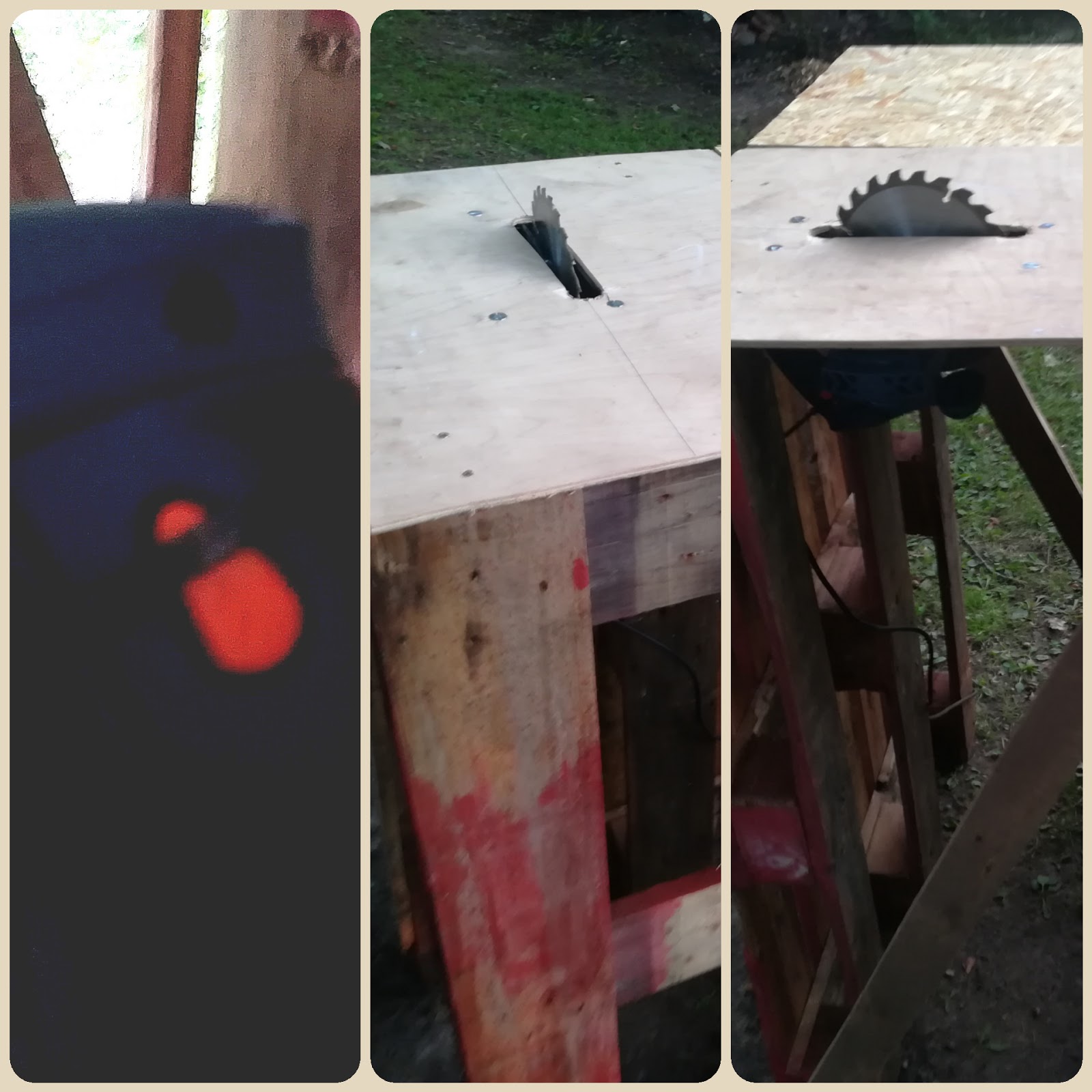 DIY circular saw table.