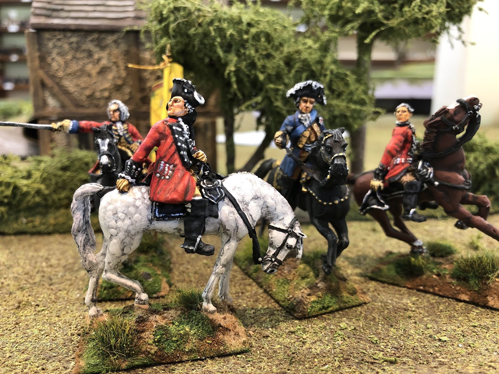 SMALL WORLD WAR: Hanoverian officer painted and based