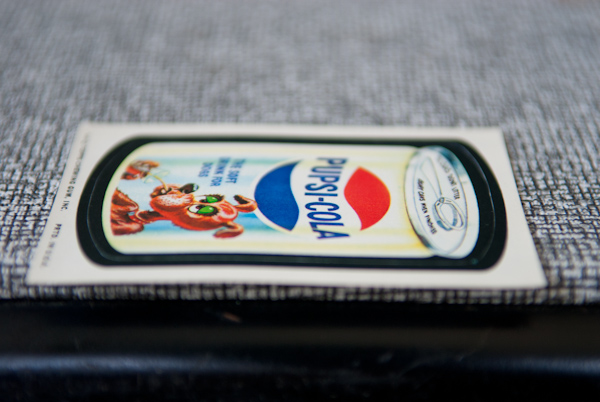heygreenie: 1974 wacky packages 10th series PUPSI-COLA * SOLD