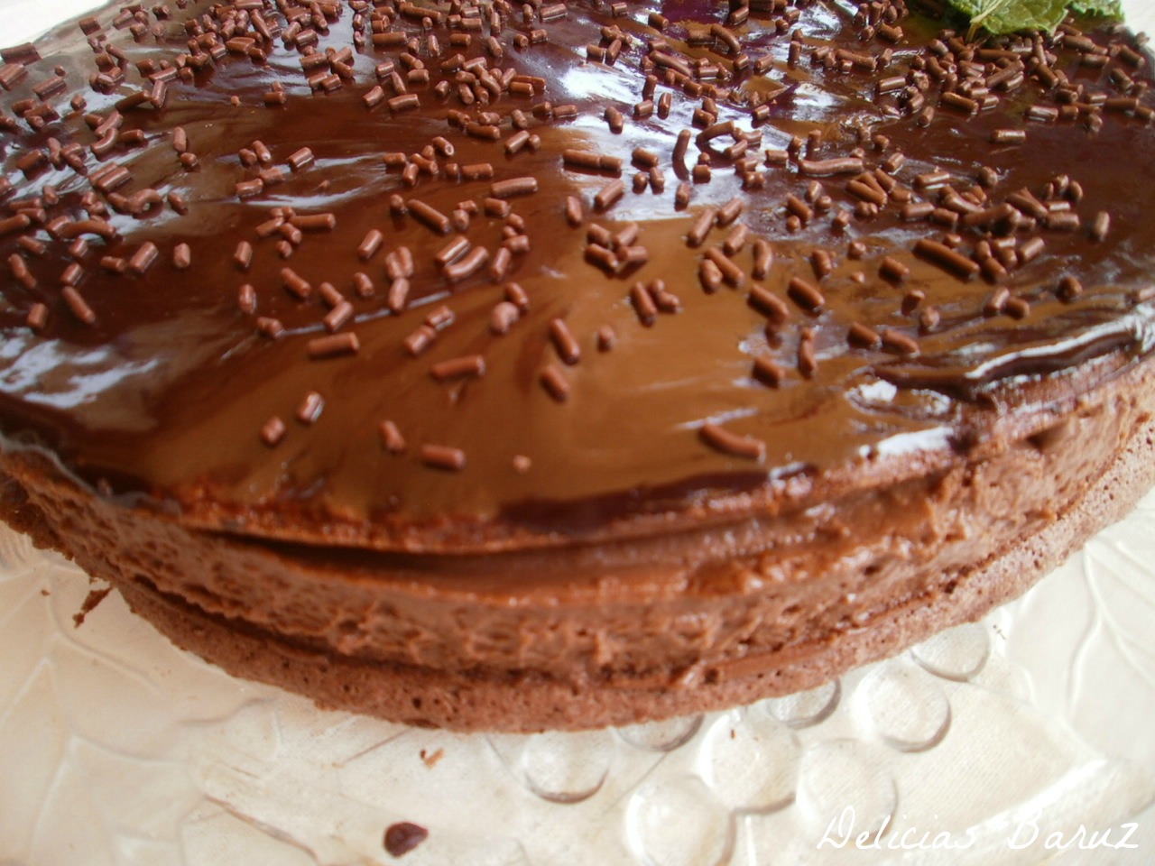 Delicias baruz: TARTA MOUSSE DE CHOCOLATE