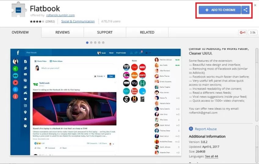 Change your Old Facebook Look into New Flat Facebook Design