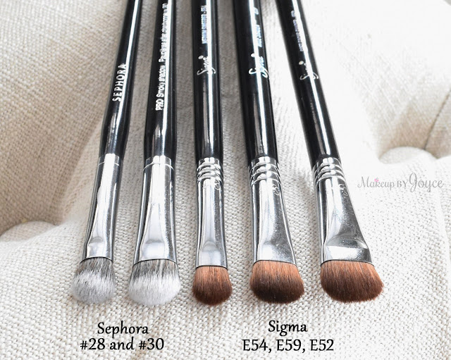MakeupByJoyce ** !: Review + Comparisons - Nordstrom Brush Haul (Dior, Dolce & Gabbana, and Sigma)
