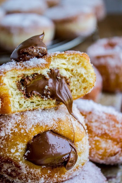 Nutella Filled Donut - Coooking Recipes