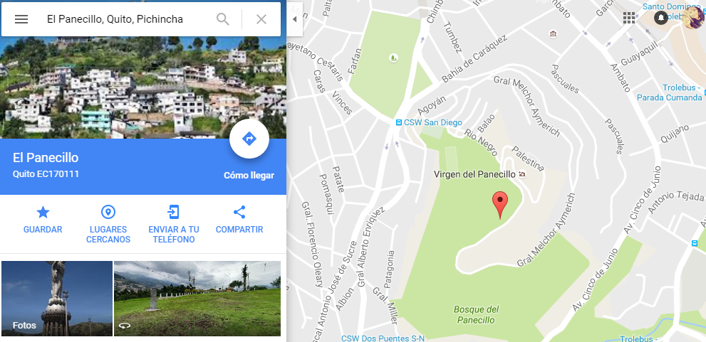 Portafolio Digital: PRACTICA DE GOOGLE MAPS 1