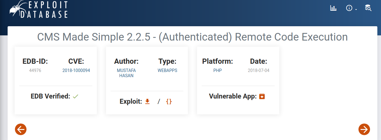 Unveiling Vulnerabilities in CMS Made Simple 2.2.5 - RCE (Remote Code ...