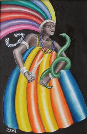 DEJEMOS QUE CORRA EL AIRE: OSHUMARE : LA CONEXIÓN ENTRE TIERRA Y CIELO