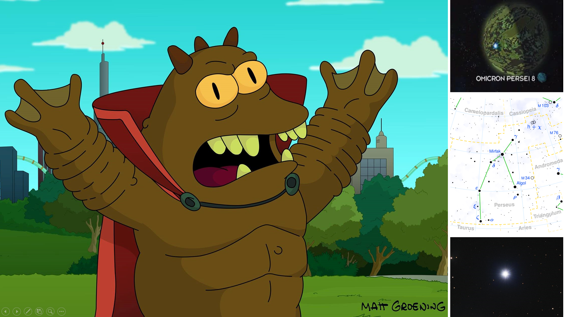 Ruler of the Planet Omicron Persei 8 - Astronomical Returns