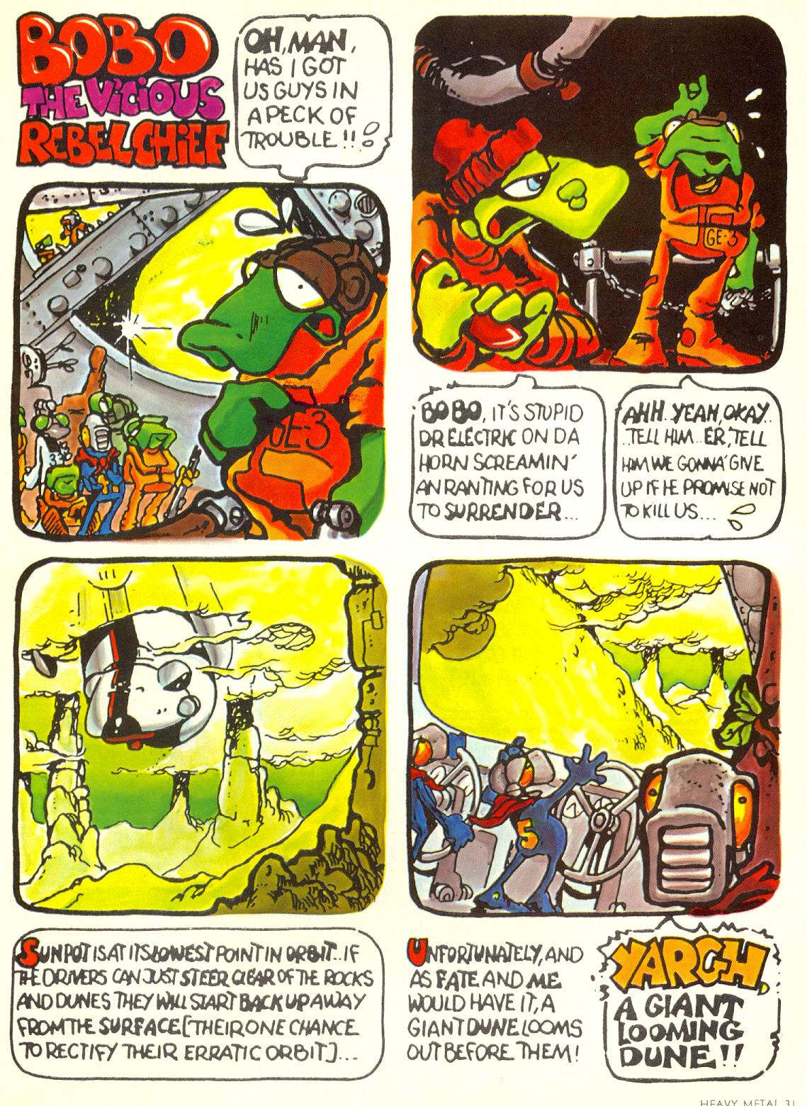 Cap'n's Comics: On Board Planet Sunpot wid Vaughn Bode