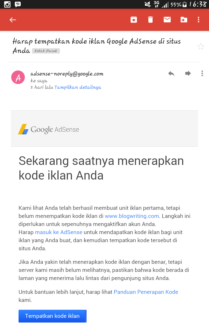Blog Menulis: Cara Sukses Penempatan Kode Iklan Adsense di Blog Blog Menulis: Cara Sukses Penempatan Kode Iklan Adsense di Blog