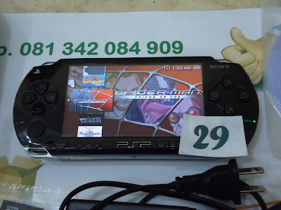 #29 PSP 1001 Black With Hard Pouch + 8 Gb - Obral PSP Second