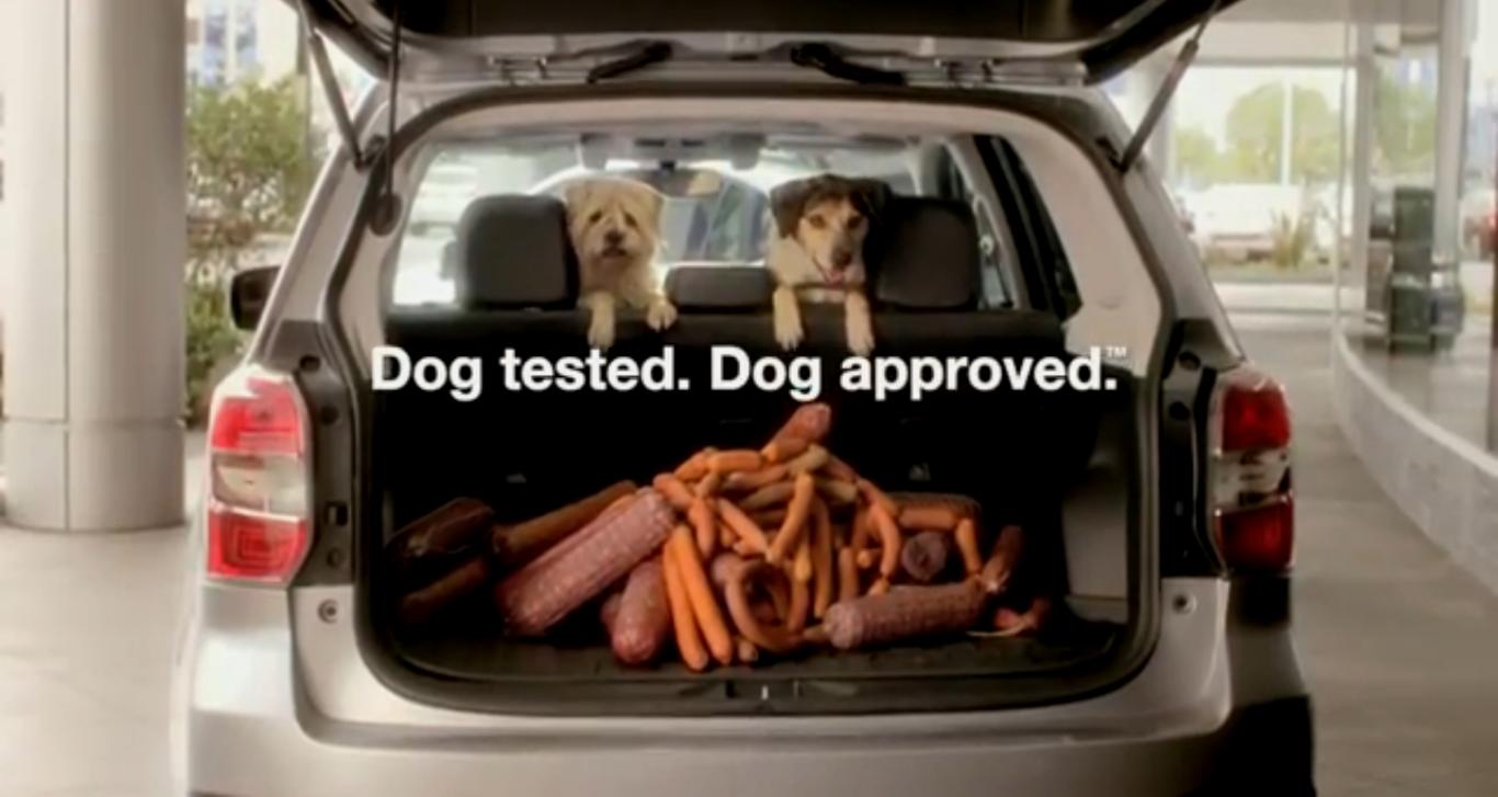 Saxton On Cars: Subaru Goes With Dog Tested. Dog Approved Campaign