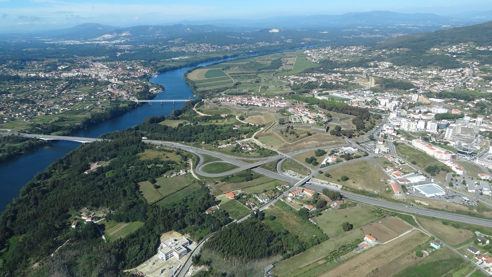 VALENÇA TUI INFO: Eurocidade Valença Tui - Vistas Aéreas
