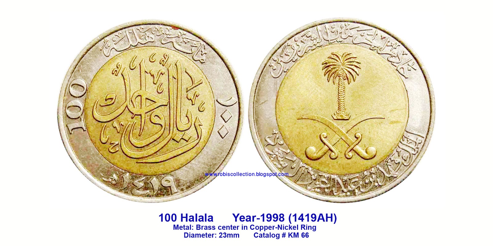 BI - METALLIC COINS: SAUDI ARAB