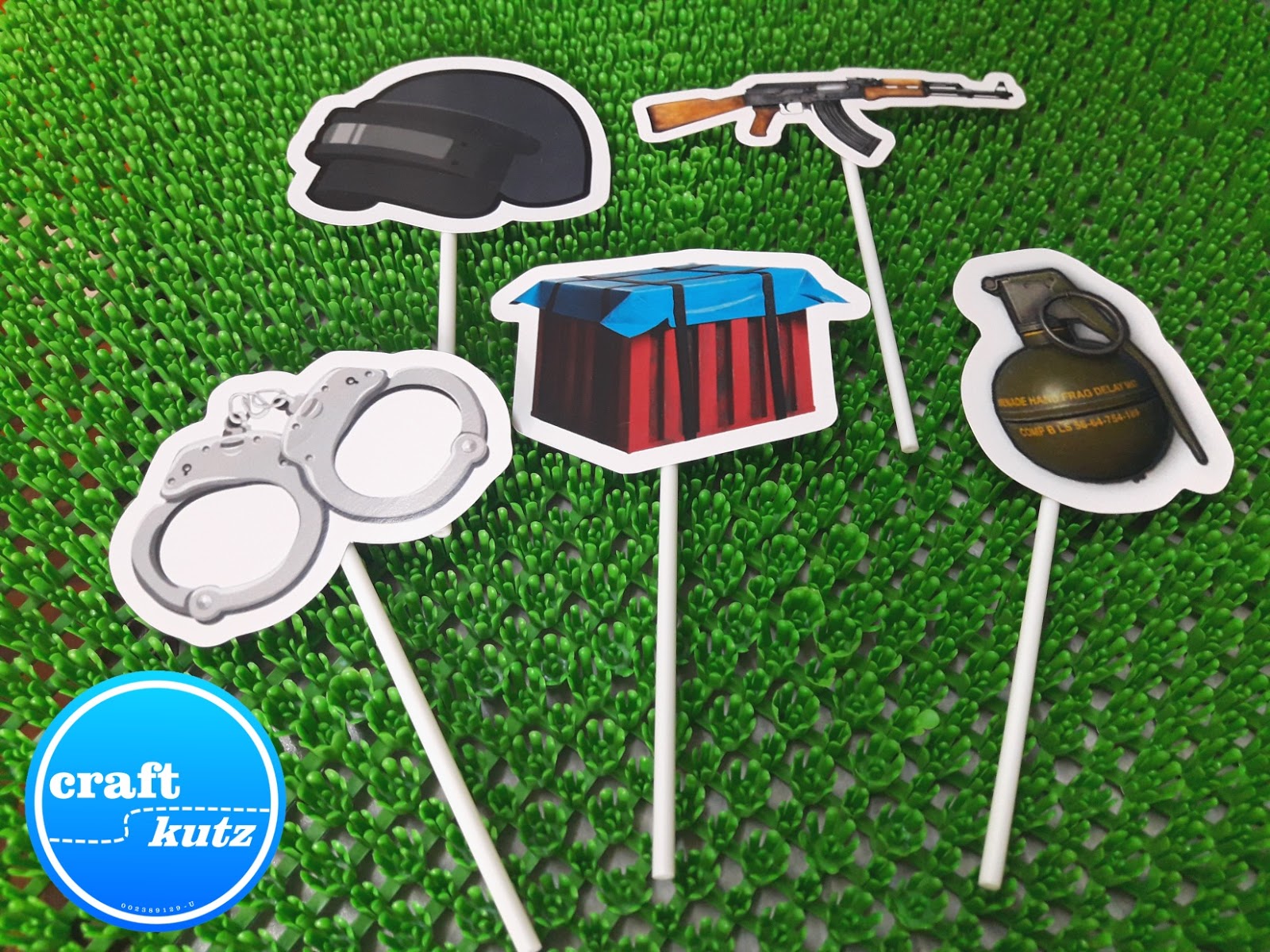 PUBG Cake Topper ~ Craft Kutz