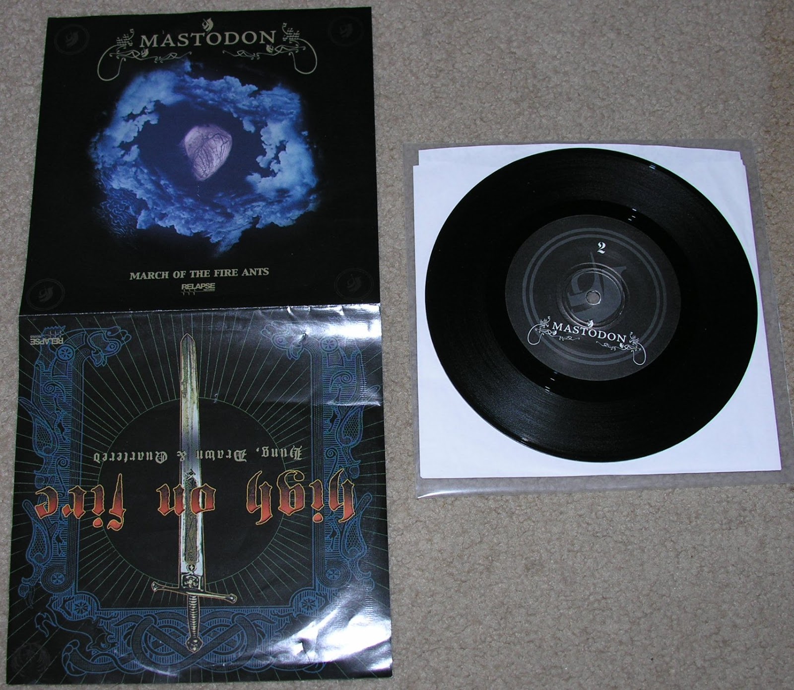 Mastodon - White Whale: 7 Inch Records...45's :)