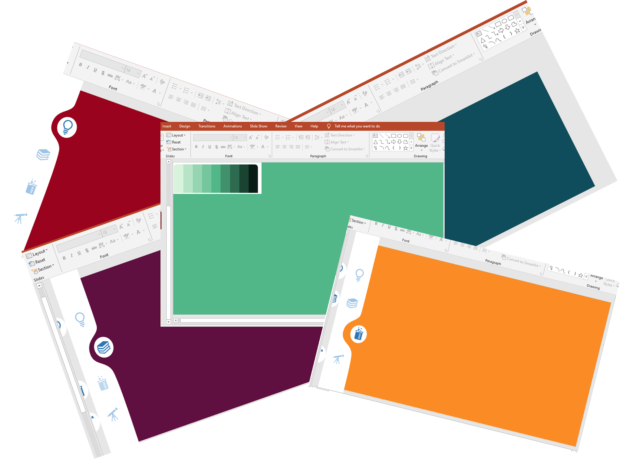 5. Click on the pallet of your interest and your background is ready