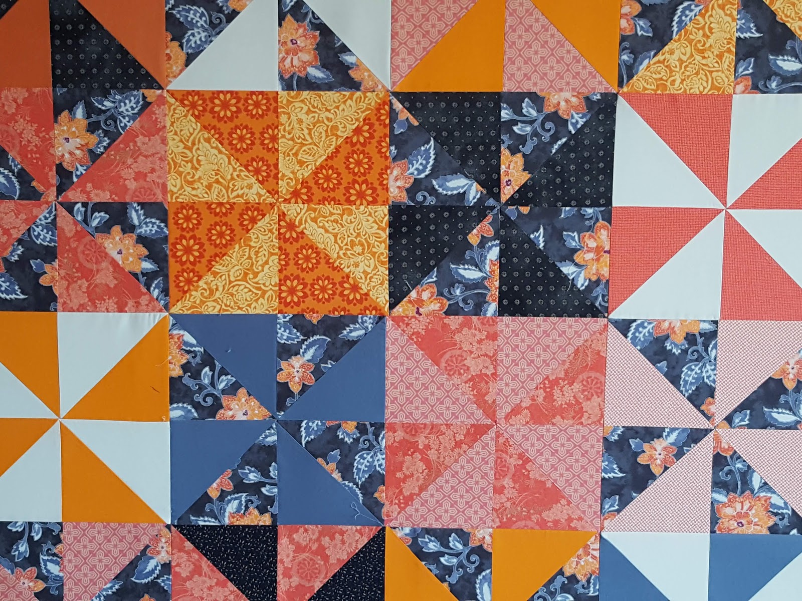 Quilted: Pinwheeling - A Completed Quilt