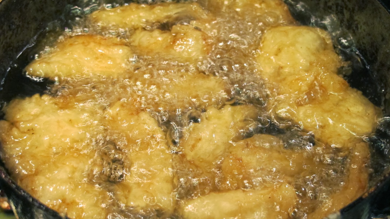 Beignet de poisson,nouilles aux légumes