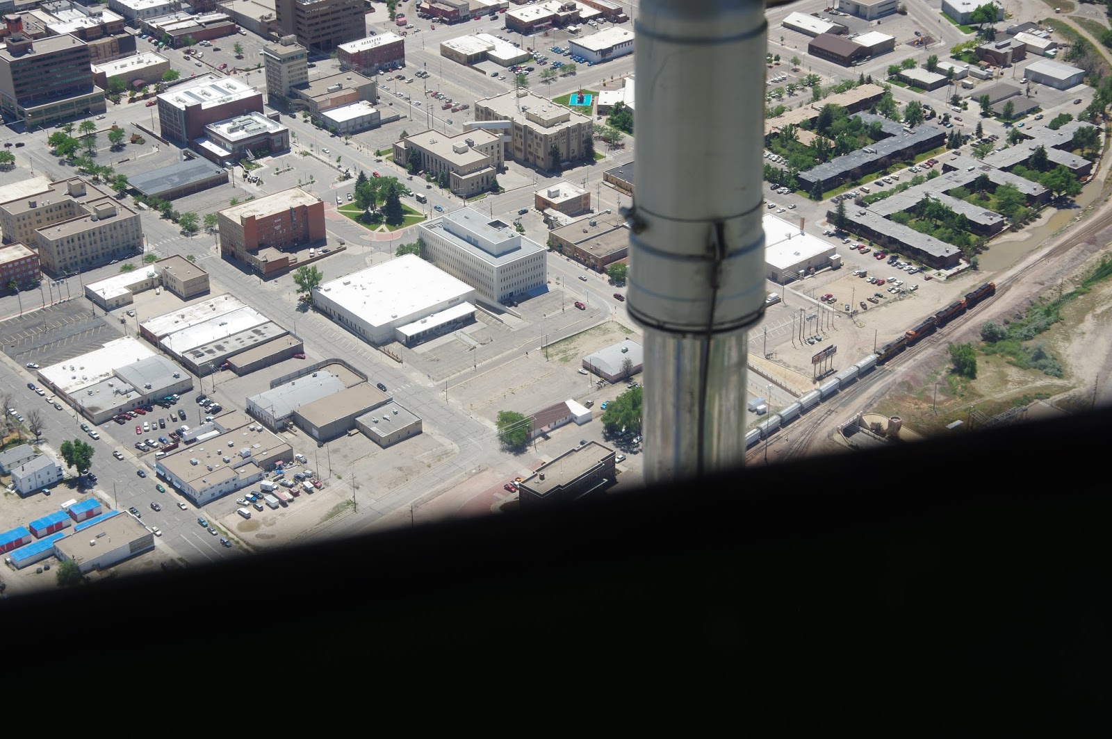Courthouses of the West: Natrona County Courthouses from the air.