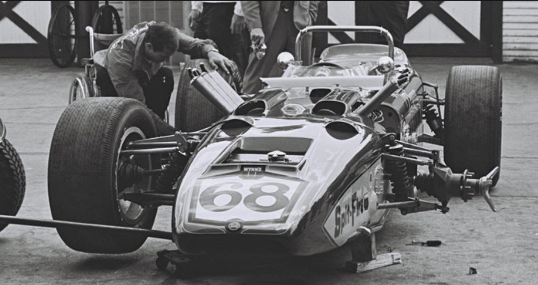 Just A Car Guy: Mickey Thompson's Chevy powered (with 3-valve cylinder ...