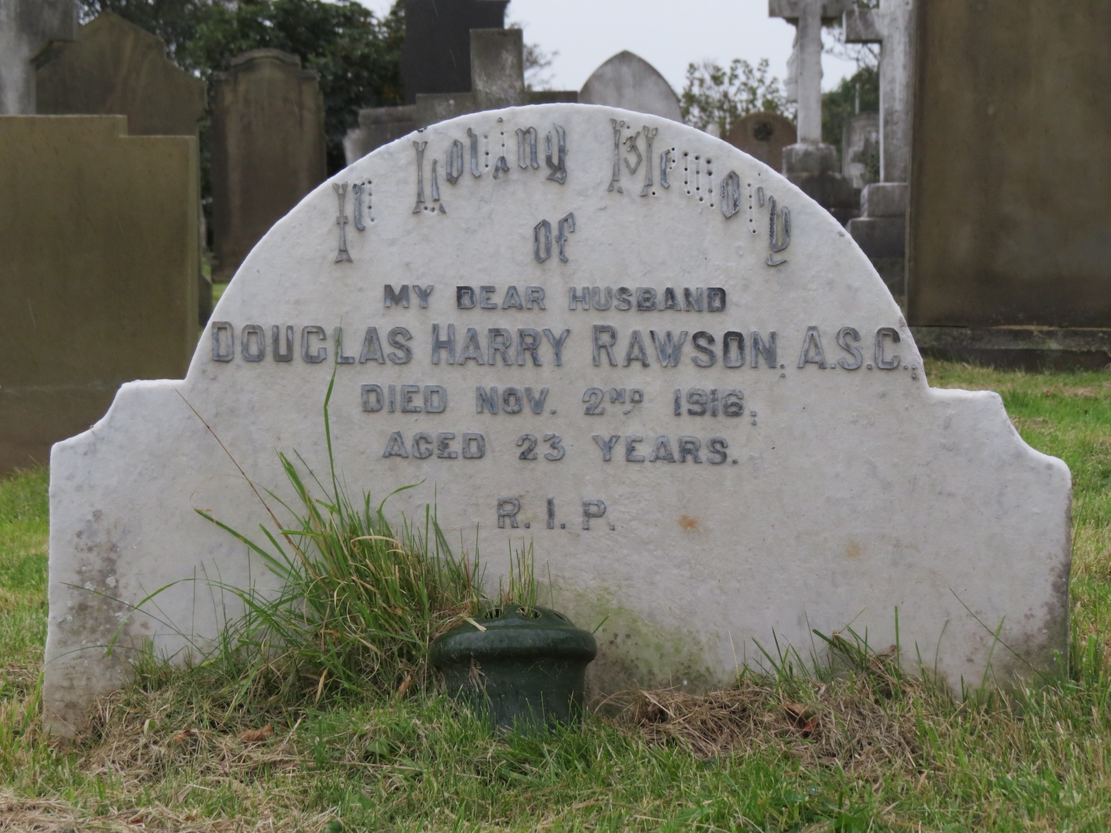 View From A Hill: Douglas Harry Rawson Army Service Corps T/3/029471 ...