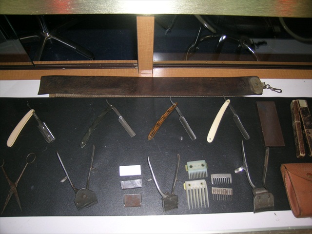 Barber Girl Photos: Antique Barber Equipment