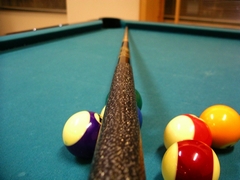 pool shot for noob: Classic Butterfly Pool Trick