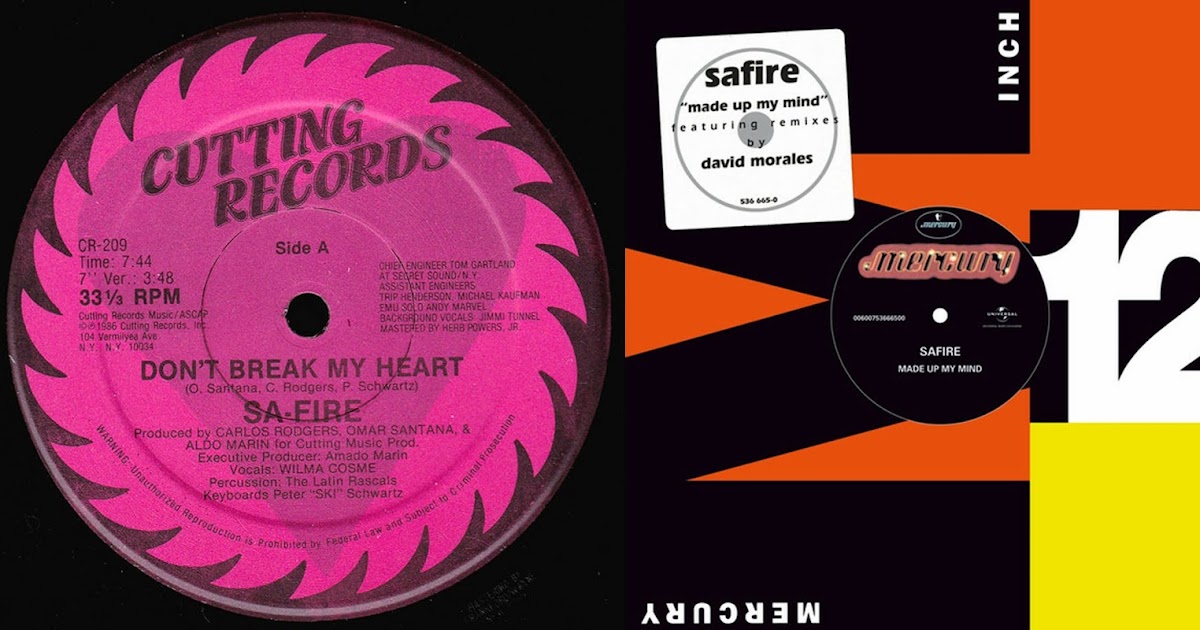 MUSICANAVEIA FLAC: Sa-Fire* – Don't Break My Heart(FLAC)+Safire – Made ...