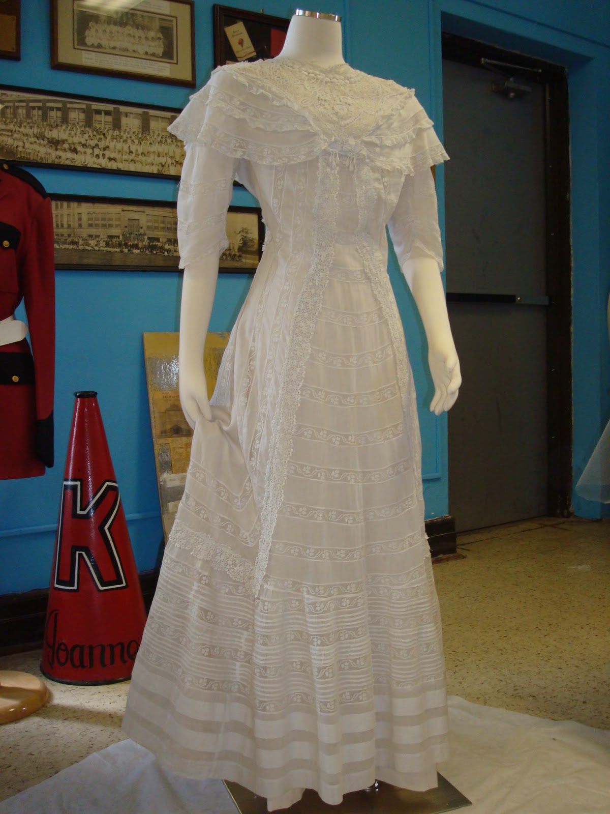 1910's White Lawn "Graduation" Dress