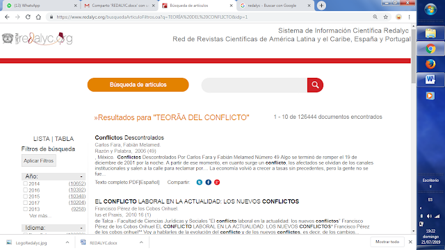 Sistemas de información: BUSCADOR ACADÉMICO REDALYC