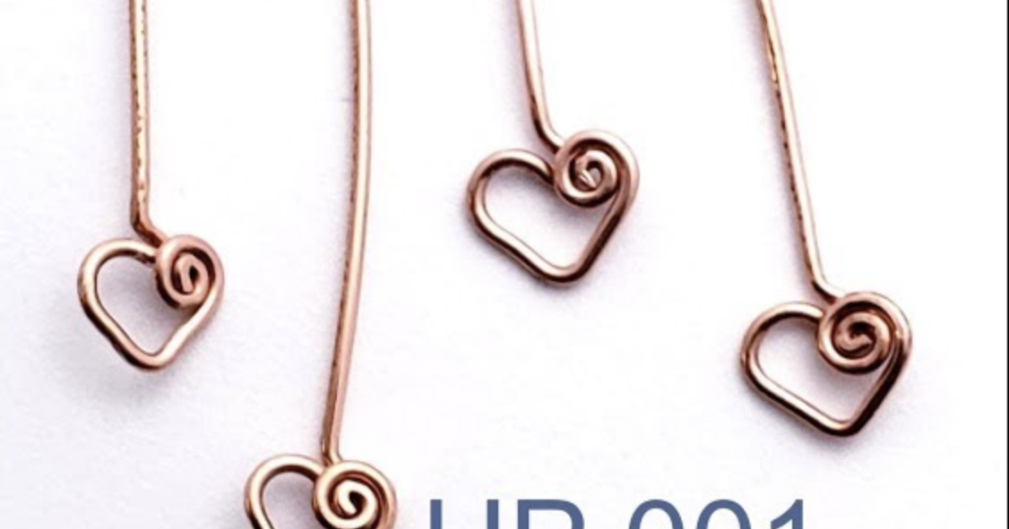 How to Make a Heart Head Pin and Pendant Tutorial / The Beading Gem