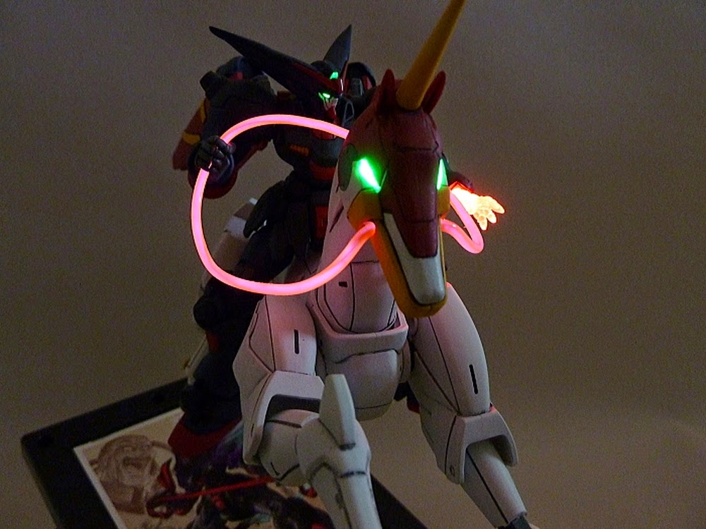 Custom Build: HGFC 1/144 Master Gundam + Fuunsaiki with LED